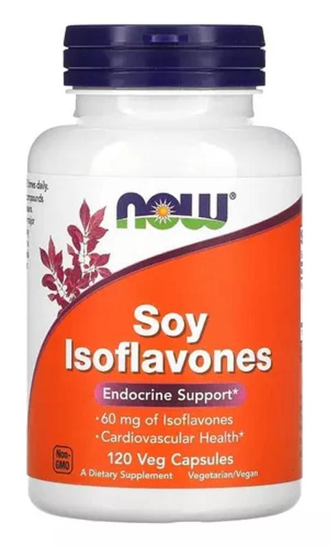 Soy Isoflavones Cápsula 120 - Now - Fitoterápicos - Magazine Luiza