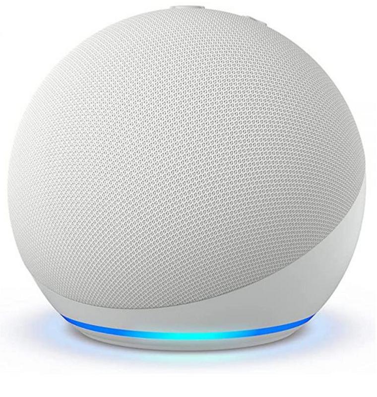 Speaker Amazon Echo Dot Alexa Smart 5TH Gen - Glacier White - Smart ...
