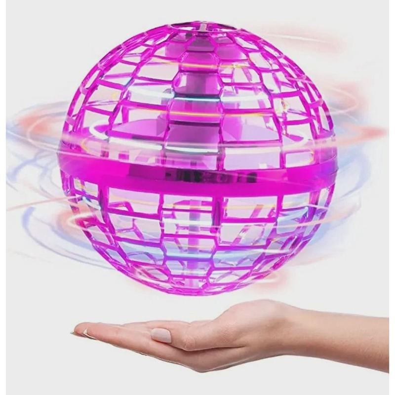 Spinner Voador Led Flynova Pro Bola Esfera Mini Drone Rosa - TOYS ...