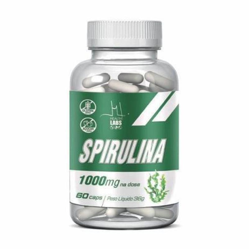 Spirulina 60 Cápsulas Health Labs: - Spirulina - Magazine Luiza
