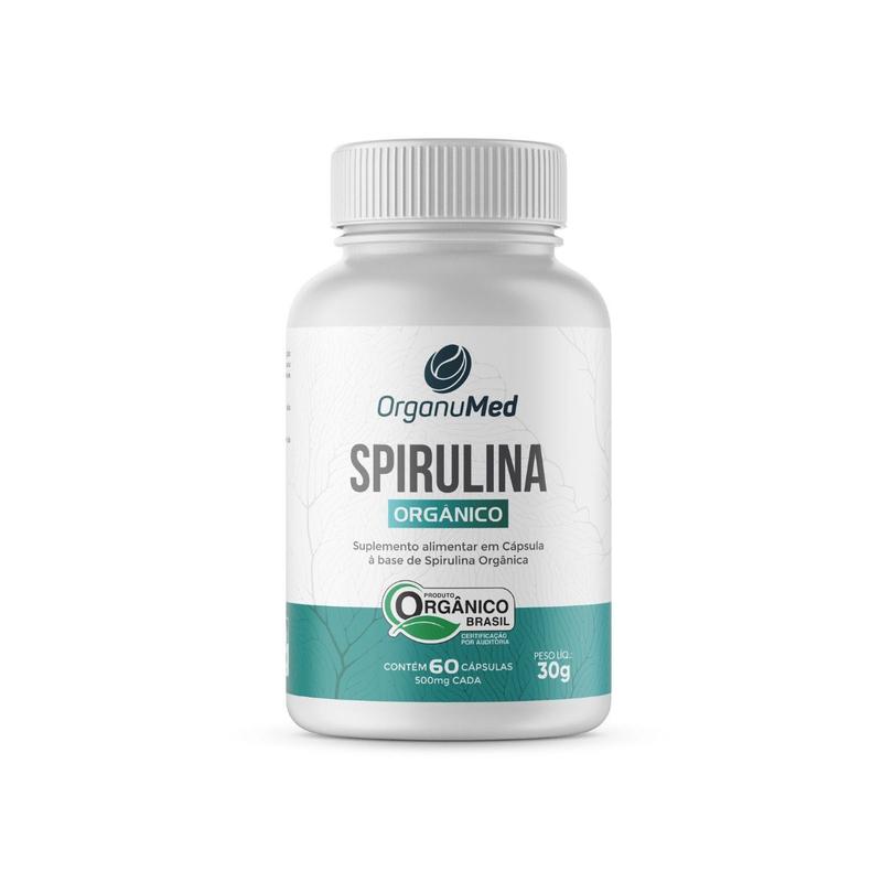 Spirulina organica 500mg organumed 60 cap - Spirulina - Magazine Luiza