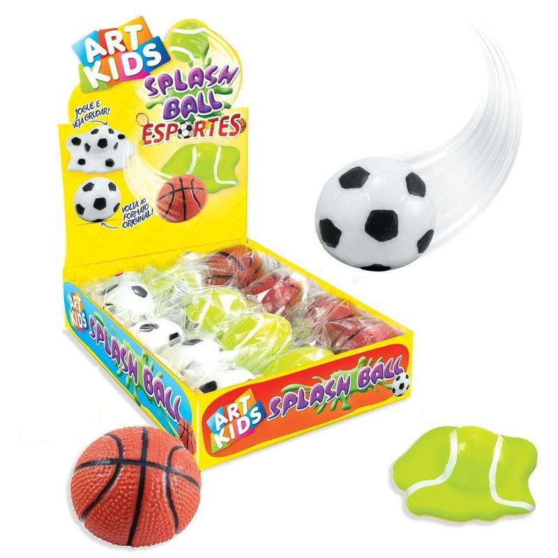 Splash Ball Bolas de Esportes Grudenta Sortida Acrilex 40058 - Bola ...