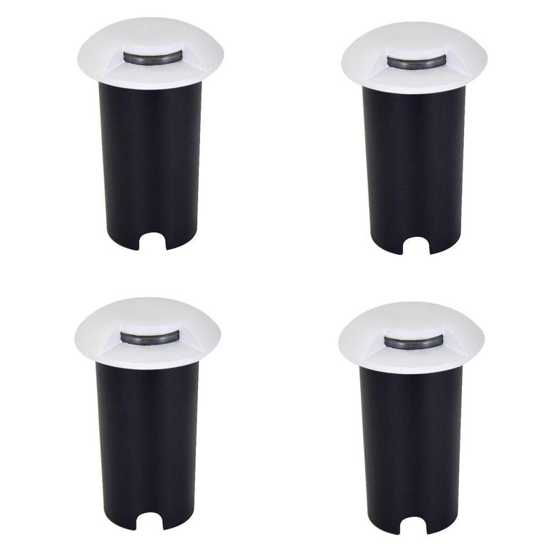 Spot Balizador De Solo 1 Facho Led 3000K Escada Deck 4un - Acende A Luz ...