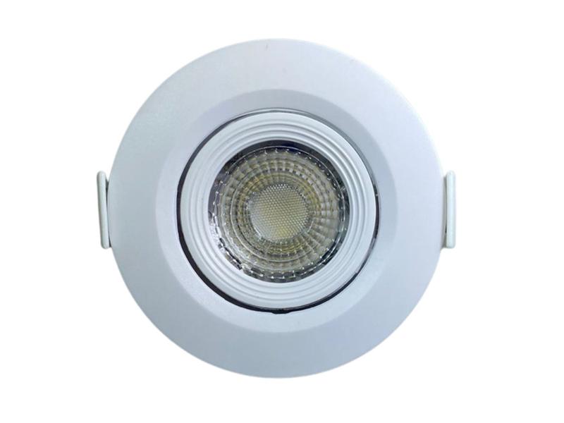 Spot Embutido Led Branco 5w Redondo Foco Direcionável - THE SPOTLIGHT ...