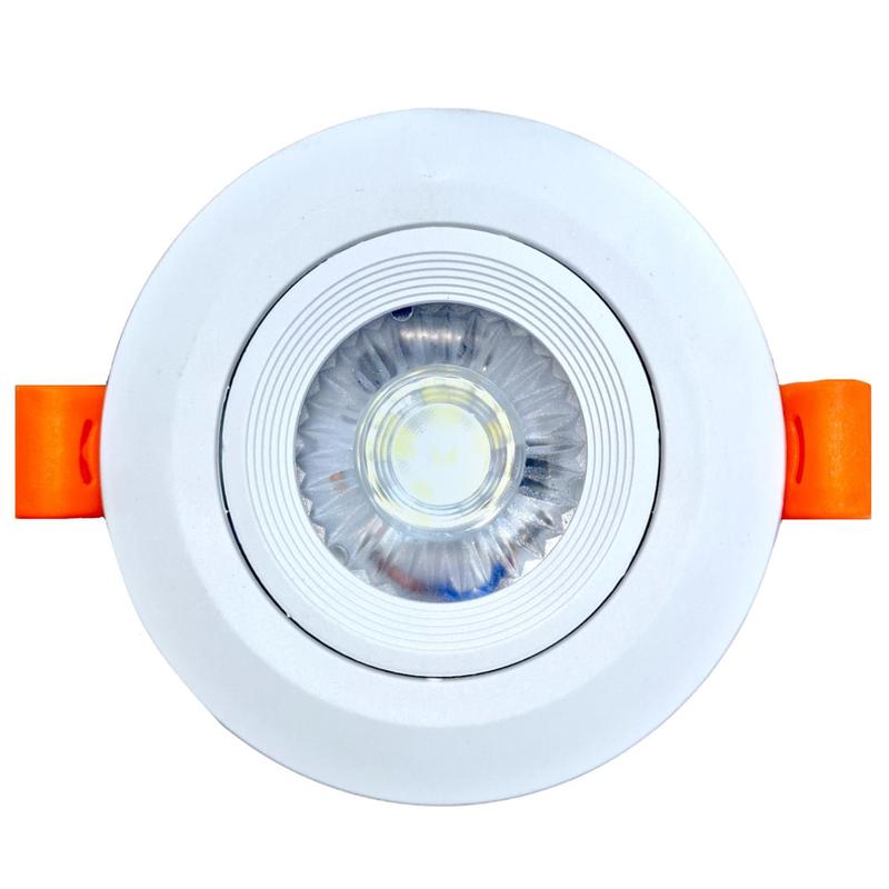 Spot Led 5w Direcionável Embutir Redondo Luz Teto Luz Forte - Hi ...