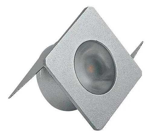 Spot Mini Luminária Embutida Led 1w Quadrado 2700K - Luminatti - Spot ...