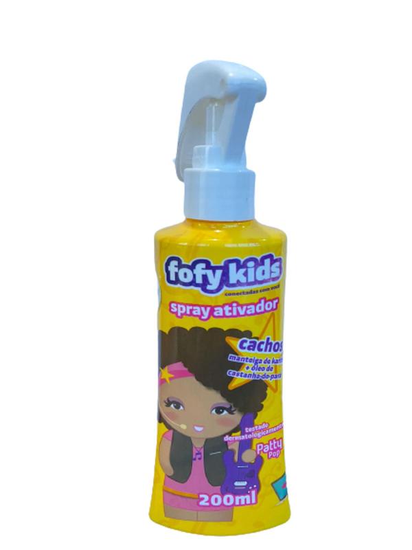 Spray Ativador de Cachos Infantil 200ml - Fofy Kids - Ativador de ...