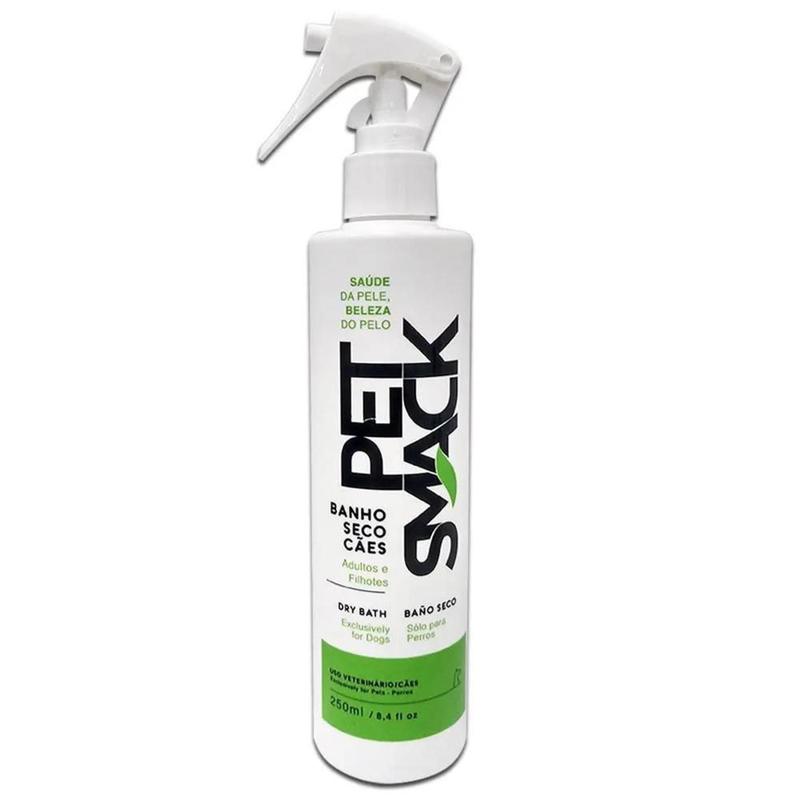 Spray Banho Seco Cães Pet Smack 250ml - Centagro - 250ml - Outros Pets ...