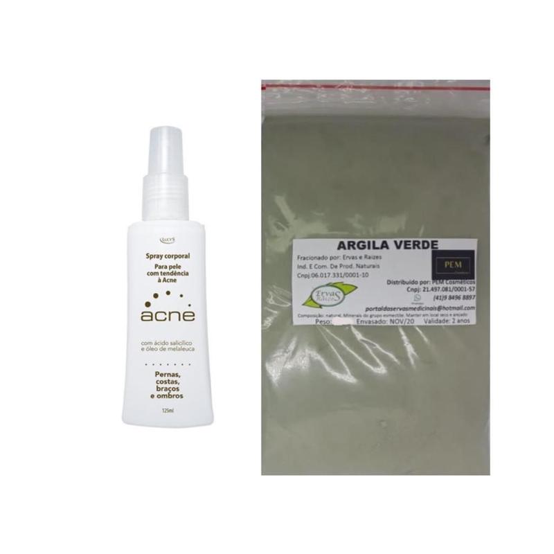 spray corporal para acne costas braços perna lucys 125ml com ácido ...