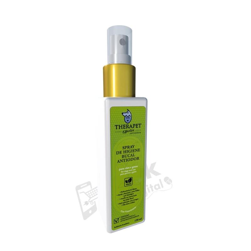 Spray de Higiene Bucal Antiodor 120ml Therapet Original - Spray Bucal ...