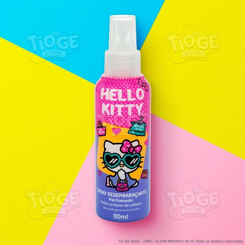 Spray Desembaraçante Infantil Hello Kitty Perfumado Sem Enxague 110ml ...