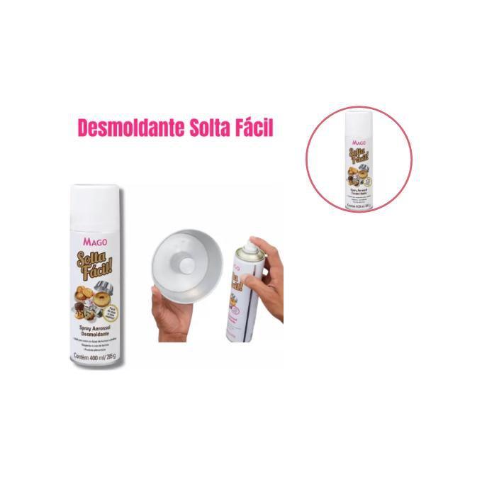 Spray Desmoldante Solta Fácil Antiaderente Original Mago - Desmoldante ...