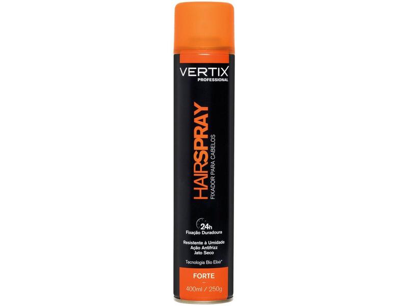 Spray Fixador de Cabelo Vertix Hair Spray Forte - 400ml - Modelador e ...