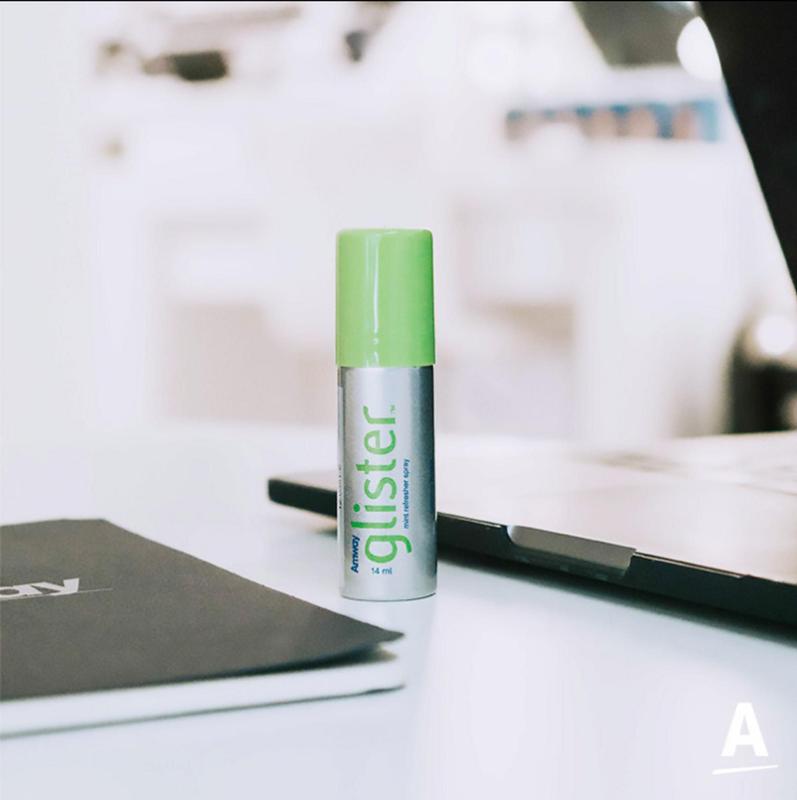 Spray Glister amway sabor menta 14 ml - Spray Bucal - Magazine Luiza