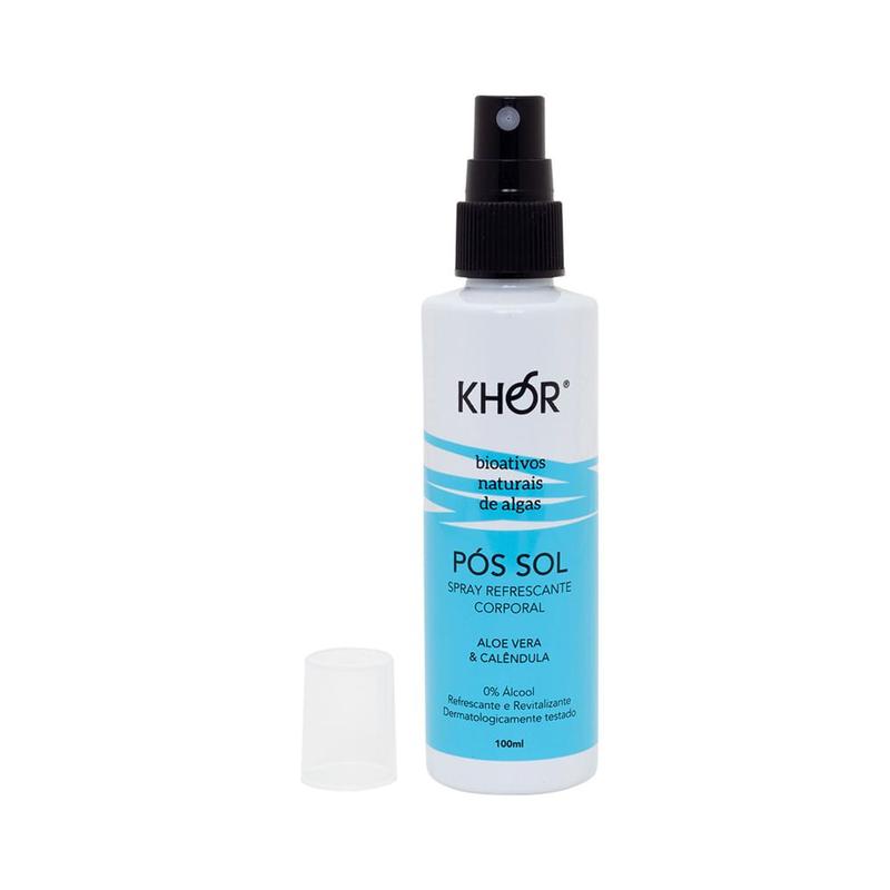 Spray Refrescante Corporal Pós-Sol Natural 100ml - Khor Cosmetics - Pós ...