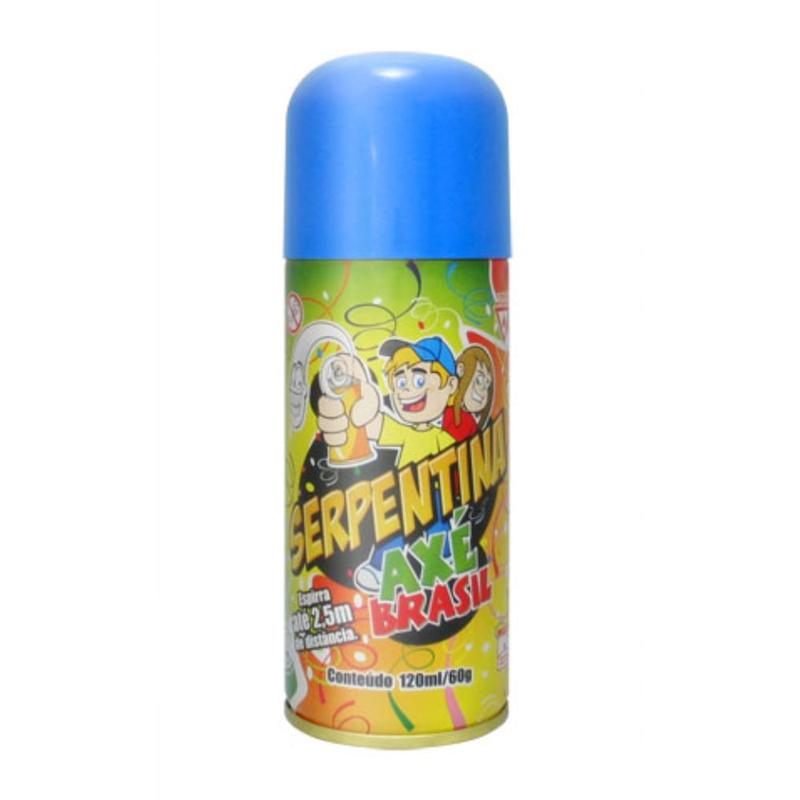 Spray Serpentina Dollar Brasil - Azul - Carnaval - Tintas para ...