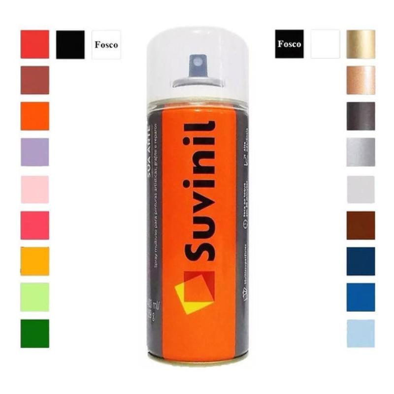 Spray Suvinil Multiuso Lima 400ml - Tinta Spray para Parede / Madeira ...