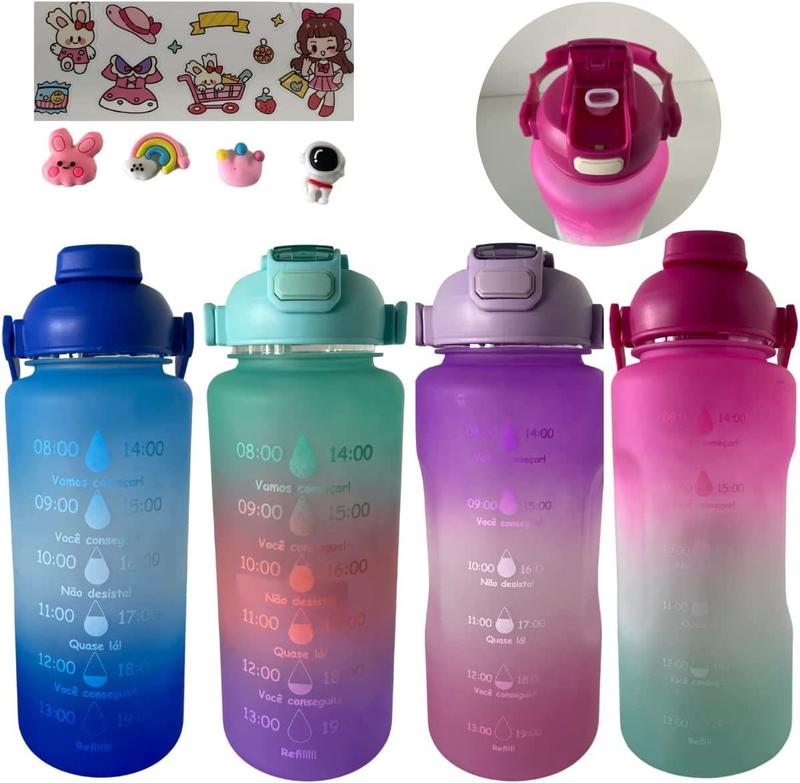 Squeeze Garrafa 2L Água Academia Adesivos - Garrafa Motivacional ...