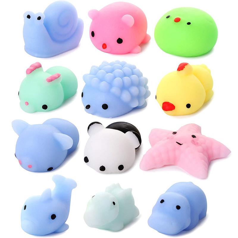 Squishy Bichinho Macio De Apertar Kit Com 6 Squishies - Capital dos Brinquedos - Pelúcia ...