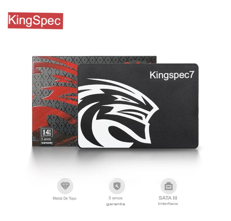 SSD 1024-480-240-120-64 GB Kinspec Gaming, SATA III, Leitura: 550MB/s e ...
