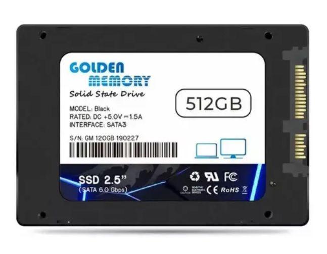 SSD Golden Memory, 480gb Sata 3, Garantia de 01 ano. - SSD - Magazine Luiza