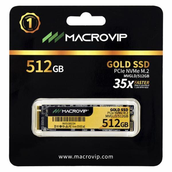 SSD Macrovip 512GB M.2 Gold NVMe PCIe - MVGLD/512GB - SSD - Magazine Luiza