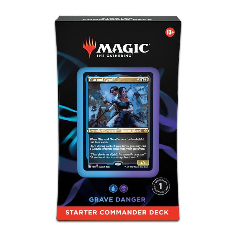 Starter Commander Deck Grave Danger Magic The Gathering EN - Wizards of the Coast - Deck de ...