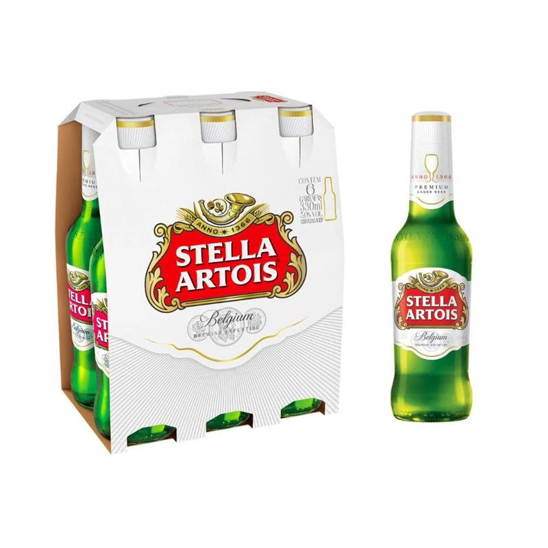 Stella artois long neck - 6und - Cerveja - Magazine Luiza