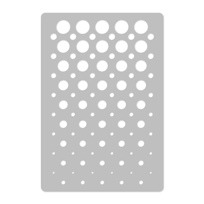 Stencil Bolinhas - Molde Vazado Decoração E Pintura R-402 - Stencil ...