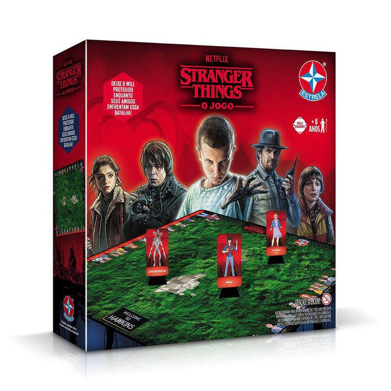 Stranger Things - Jogo de Tabuleiro Estrela - Jogos de Tabuleiro ...
