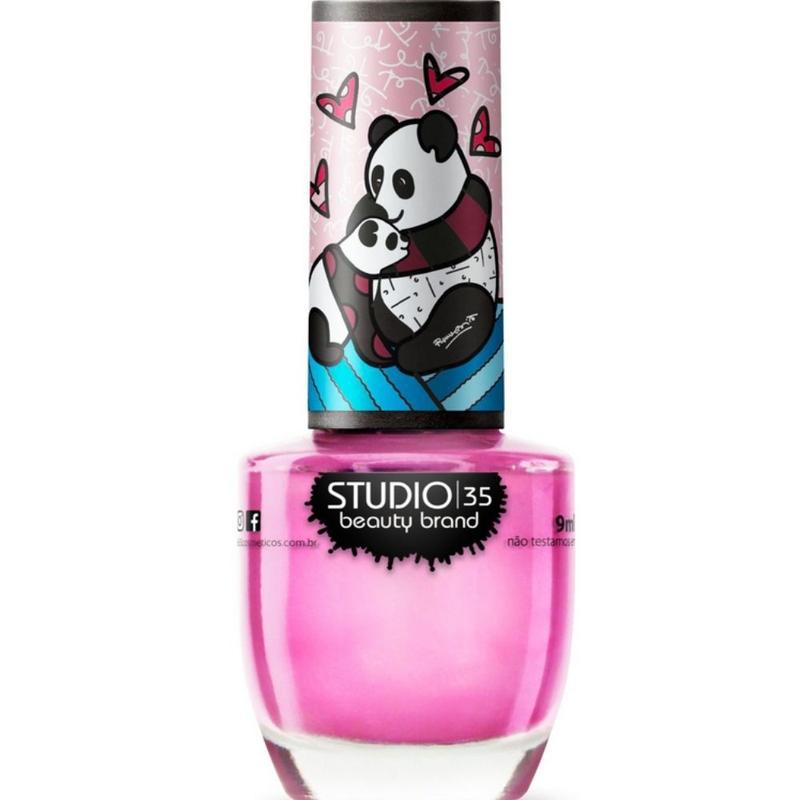 Studio 35 Esmalte Romero Britto 03 Amor De Panda 9ml - Esmalte ...