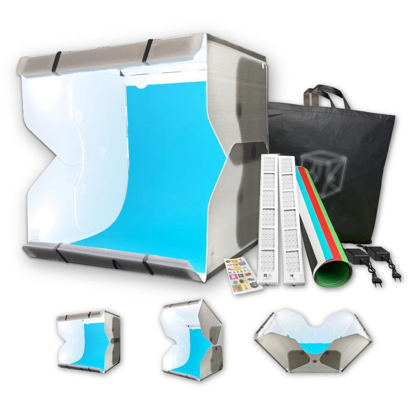 Studio Box Portátil 60cm Da Mutu Photo Studio 8500 Lumens - Mini ...