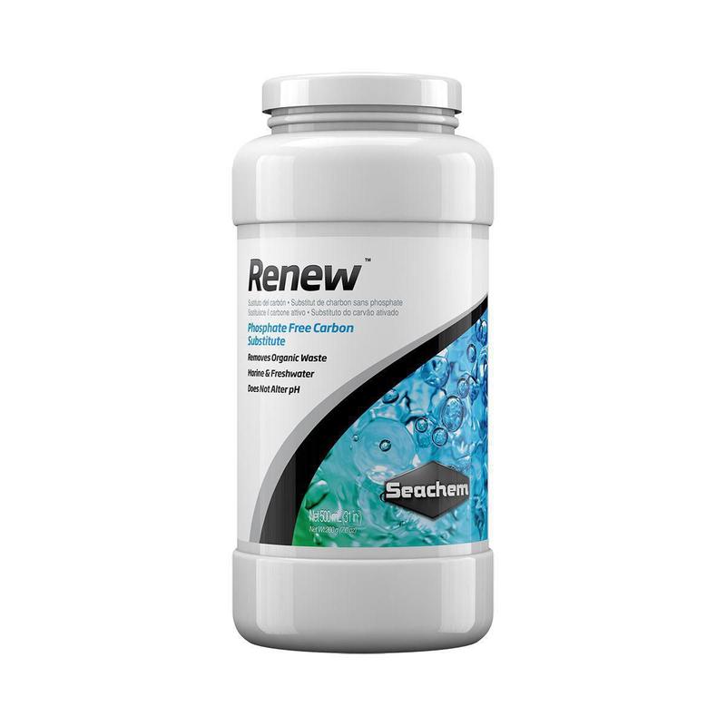 Substitui O Carvão Ativado Trata 320L Seachem Renew 500Ml ...