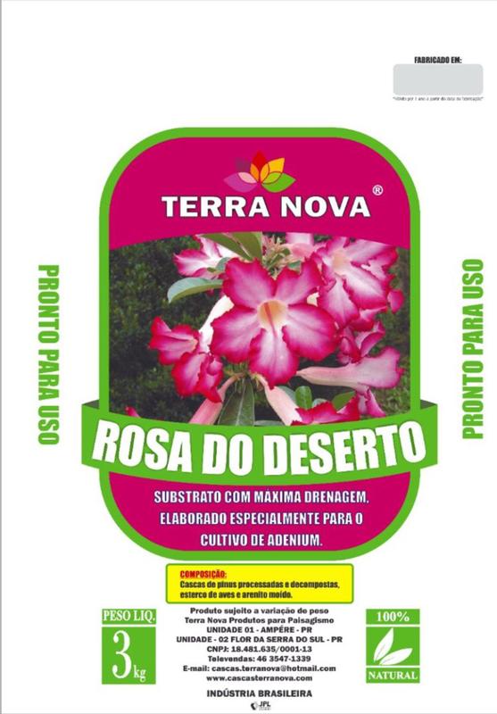 Substrato de rosa do deserto - Terra nova - Substrato para Plantas ...