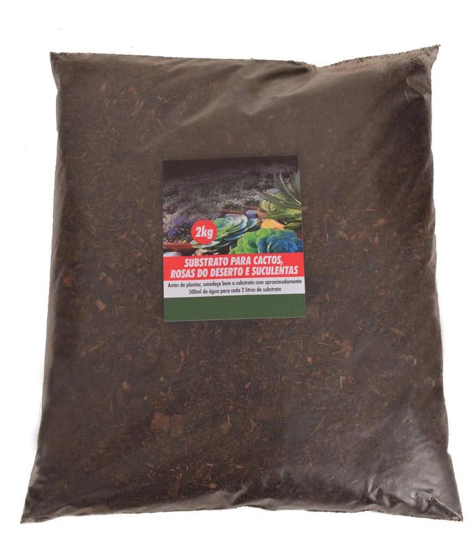 Substrato Para Cactos, Rosas Do Deserto E Suculentas 2Kg - Jf ...