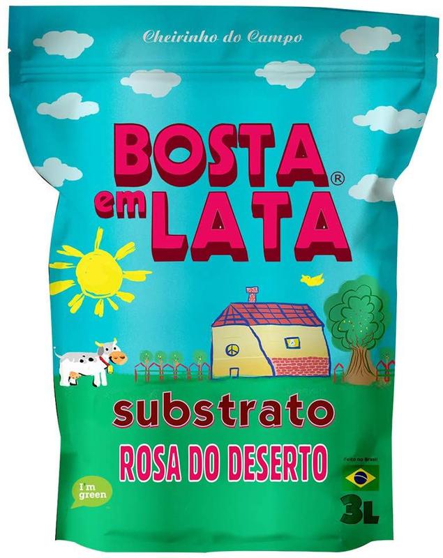 Substrato rosas do deserto bosta em lata 3 litros - Substrato para ...