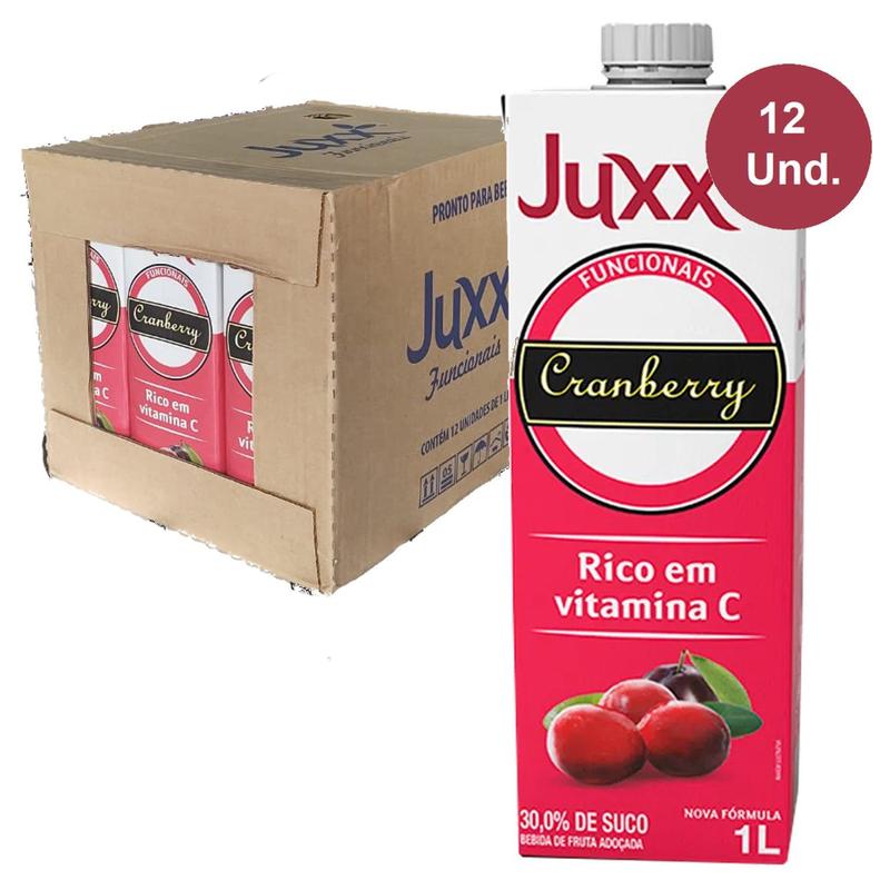 Suco de Cranberry JUXX 1 Litro (12 Litros) - Suco - Magazine Luiza