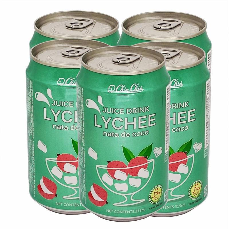 Suco De Lichia Com Nata De Coco 315ml (Kit com 5) Chinchin - Chin Chin ...