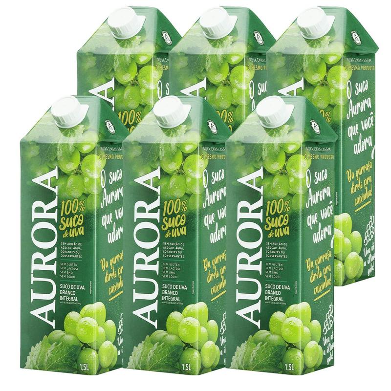 Suco de uva branco integral tetra pack 1,5lts c/6 - Odre Wine - Suco ...