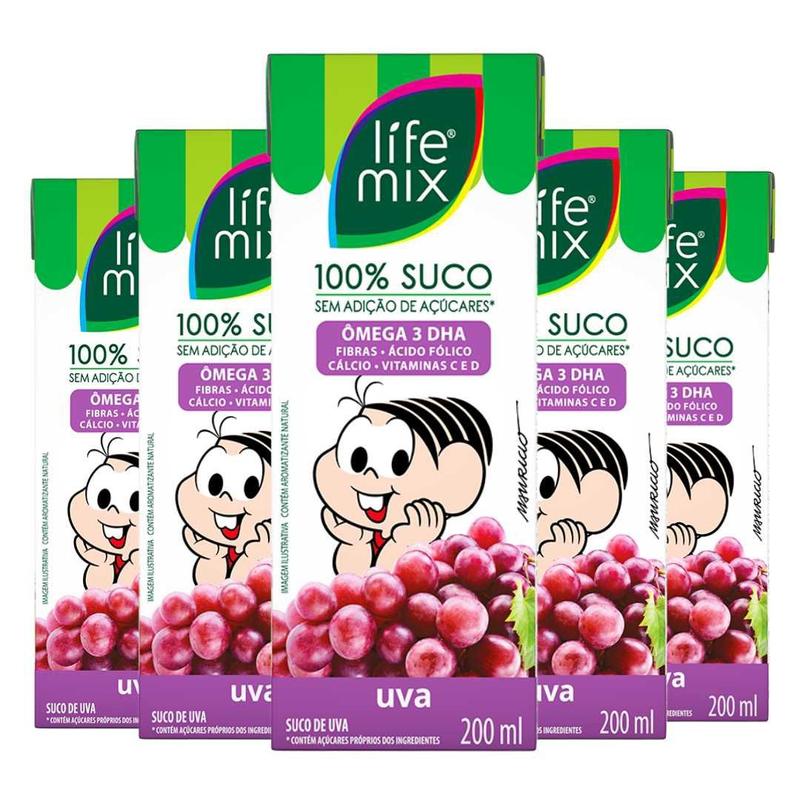 Suco de uva - life mix kids - pack 6 un - Suco - Magazine Luiza