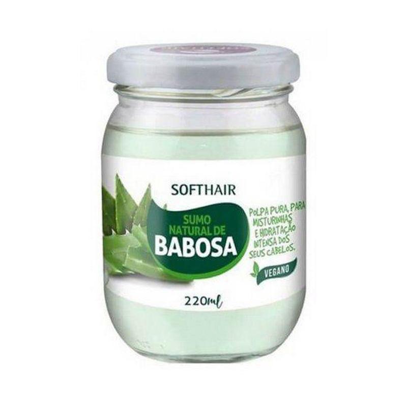 Sumo Natural de Babosa 220ml - Soft Hair - Softhair - Cuidados com o ...