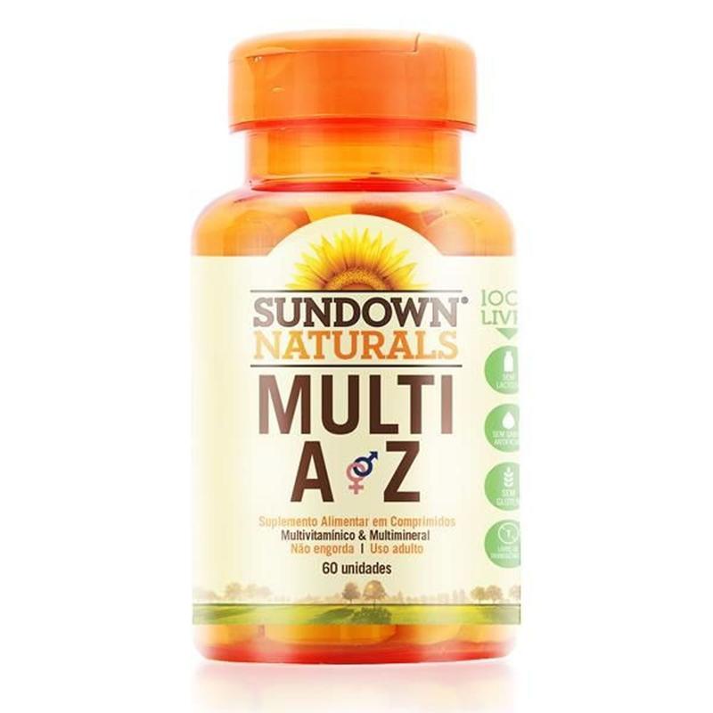 Sundown Multivitamínico A-Z - 60 Comprimidos - Multivitamínico ...
