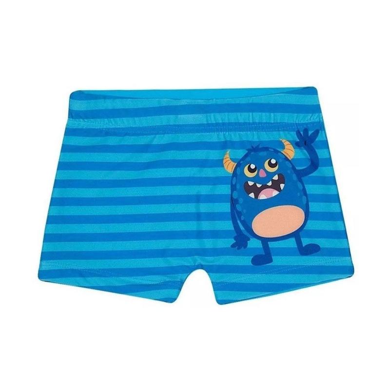 Sunga Short Praia Monstrinho Tip Top Azul - Sunga Infantil - Magazine Luiza