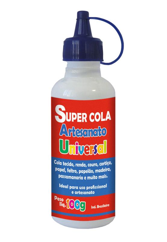 Super cola Artesanato Universal 100g - Caixa com 12 Unidades ...