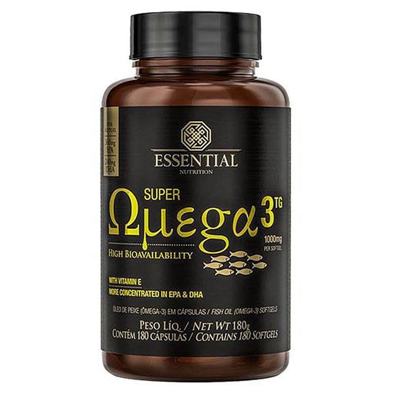 Super omega 3 tg 1g essential sem sabor 180 caps - Ômega 3 / Óleo de ...