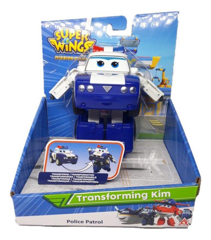 Super Wings Kim - Boneco Transformável 13cm - Original Fun - Bonecos ...
