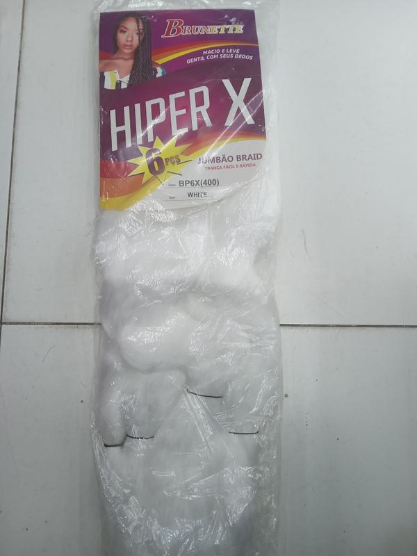 Super X Braid jumbao cor White - Mega Hair - Magazine Luiza
