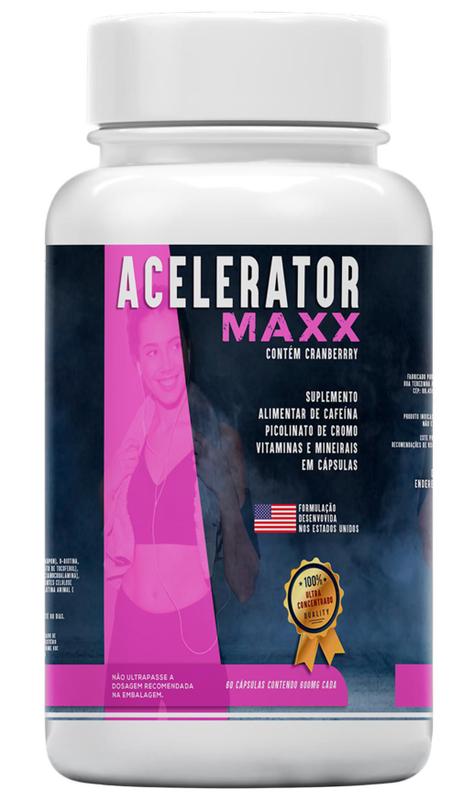 Suplemento Alimentar Acelerator Maxx Em Cápsulas - Acelerator Brasil ...