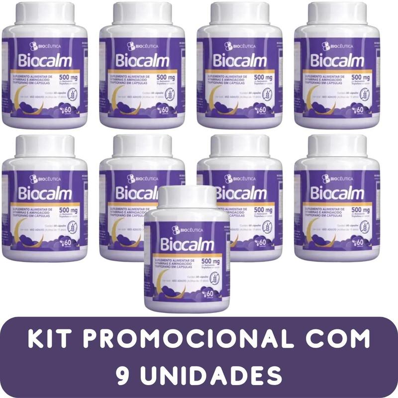 Suplemento Alimentar de Vitaminas e Aminoácido Triptofano Biocêutica ...