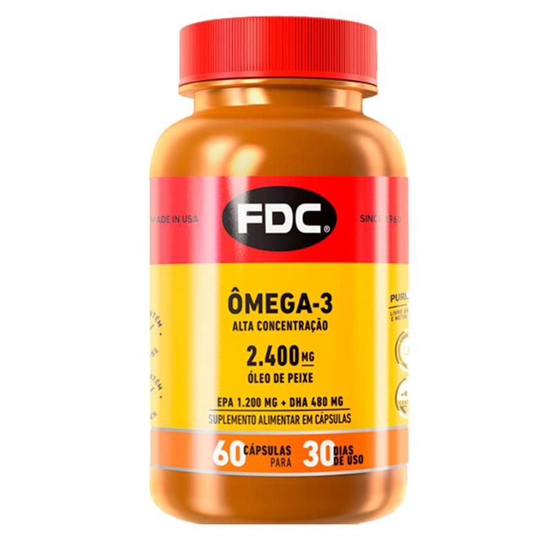 Suplemento Alimentar em Comprimidos FDC - Ômega 3 2400mg Alta ...